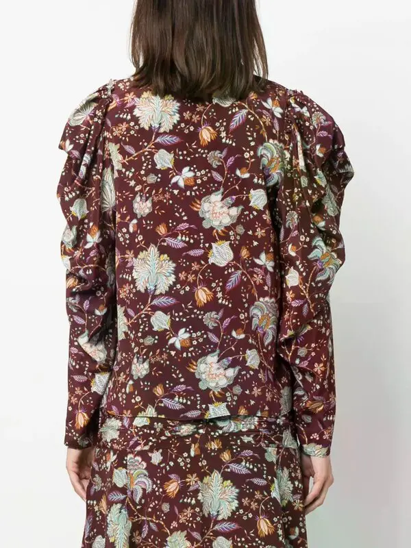 Ulla Johnson Floral-pattern Silk Blouse