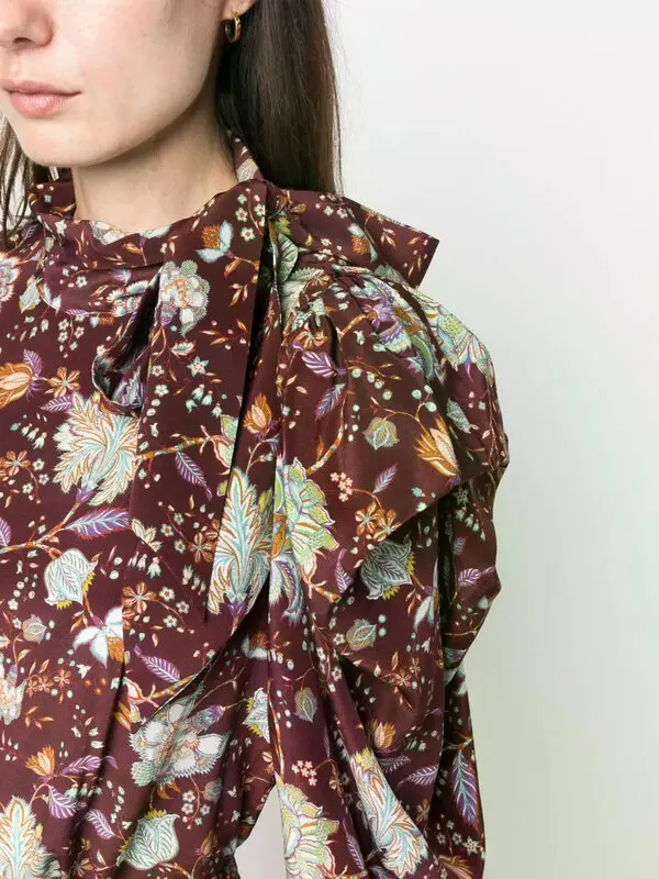 Ulla Johnson Floral-pattern Silk Blouse