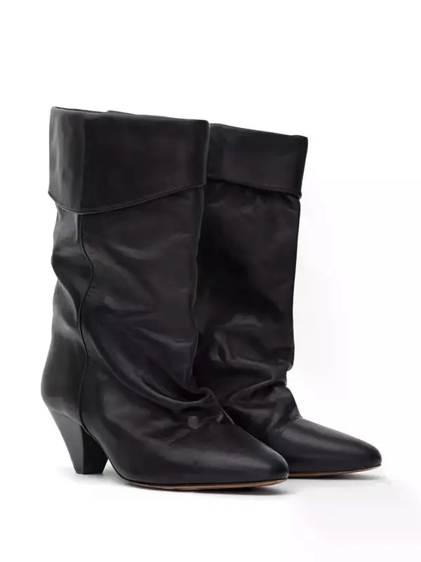 Isabel Marant Étoile 55mm Slouchy Leather Boots - Black