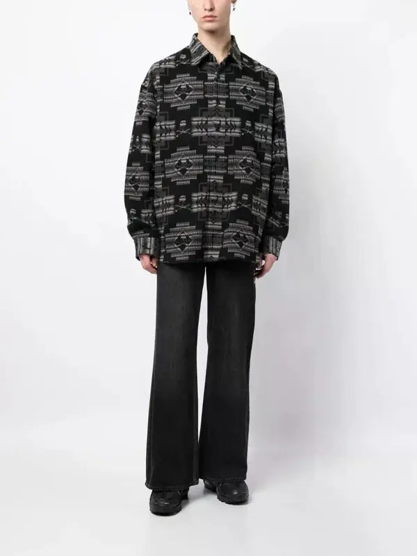 MASTERMIND WORLD Chimayo Jacquard Cotton Shirt