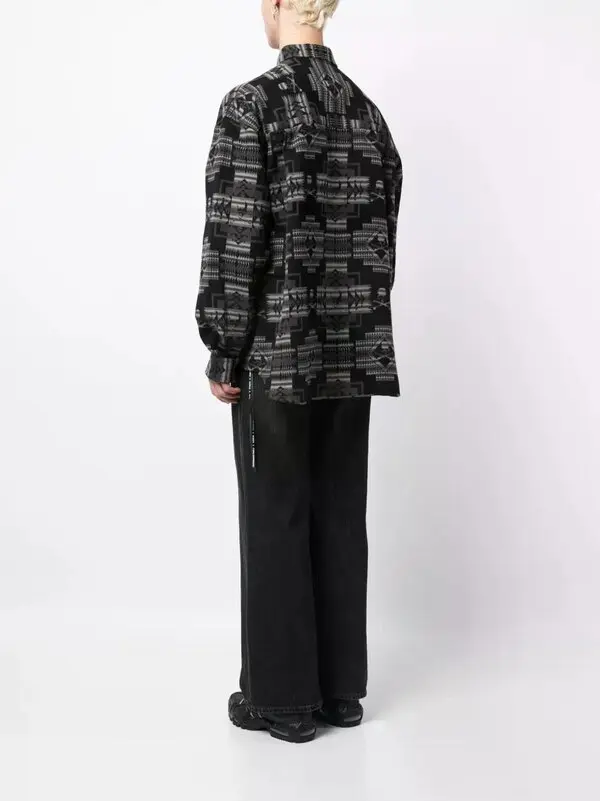 MASTERMIND WORLD Chimayo Jacquard Cotton Shirt