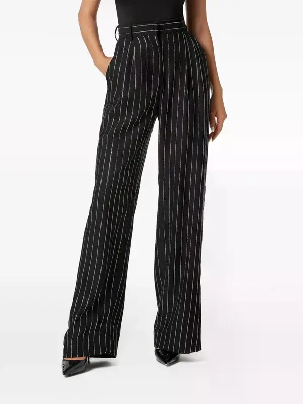 Philipp Plein Striped Tailored Trousers