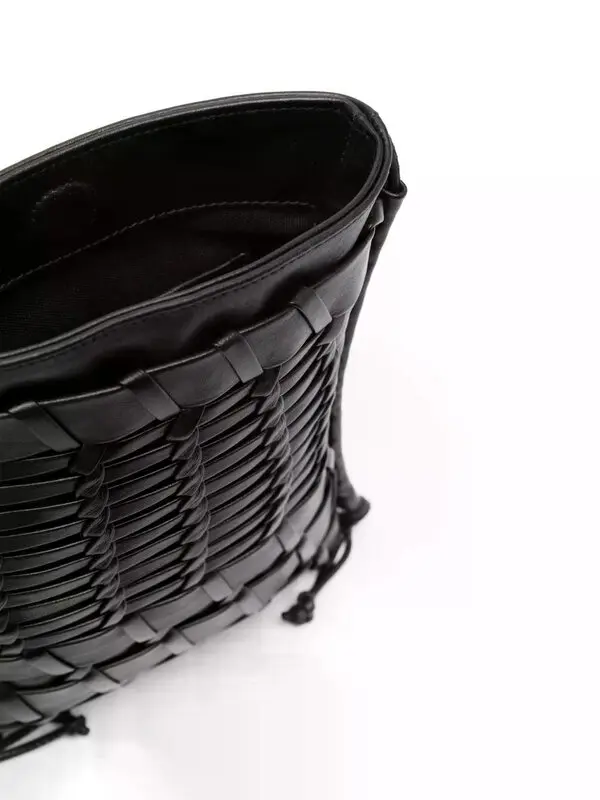 Hereu Trena Leather Crossbody Bag - Black
