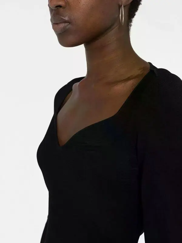 Stella McCartney Sweetheart-neck Flared Dress