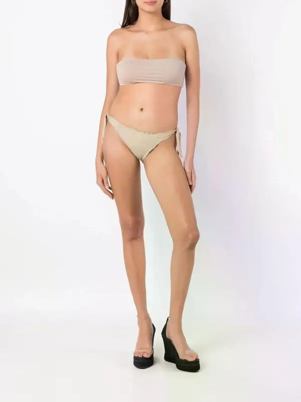 AMIR SLAMA Gathered-detail Bandeau Bikini