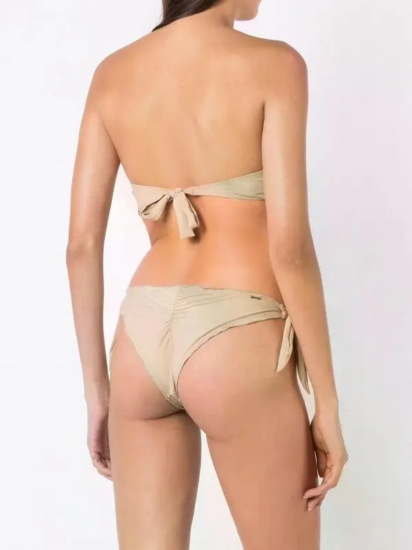 AMIR SLAMA Gathered-detail Bandeau Bikini