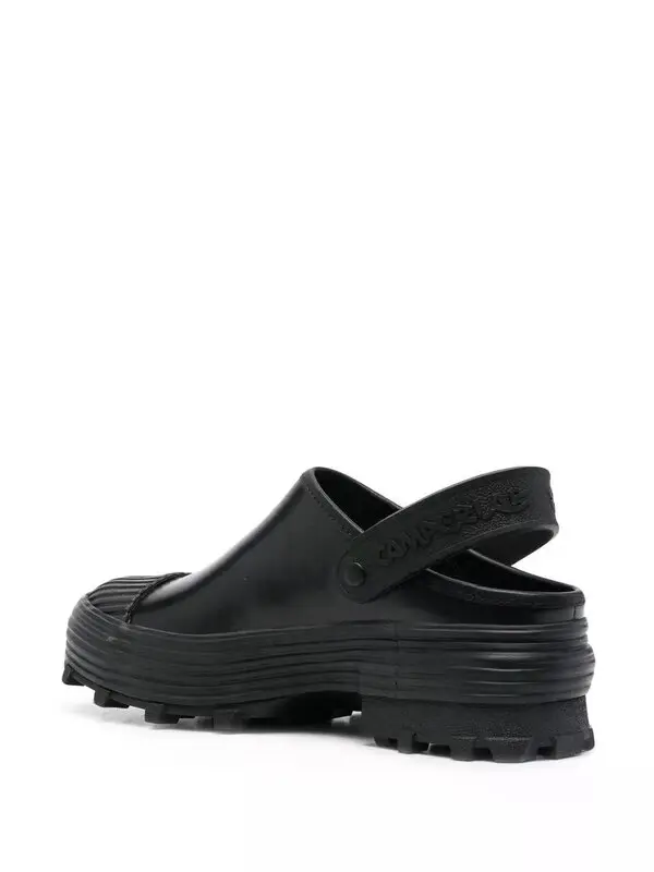 Camper Chunky Logo-strap Mules