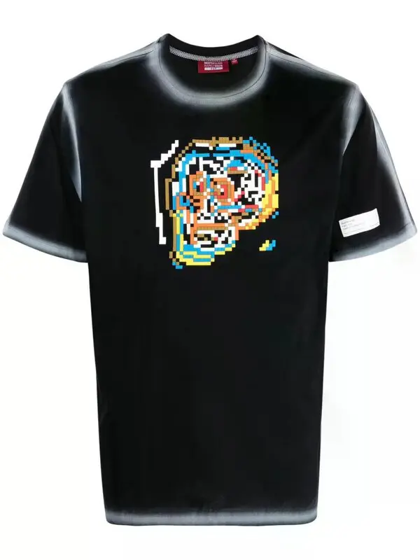 MOSTLY HEARD RARELY SEEN 8-BIT Skull Blowing Cotton T-shirt