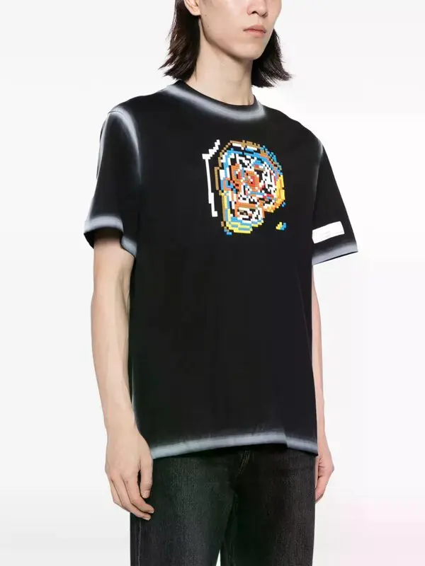 MOSTLY HEARD RARELY SEEN 8-BIT Skull Blowing Cotton T-shirt