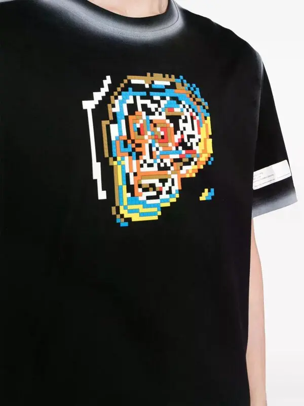 MOSTLY HEARD RARELY SEEN 8-BIT Skull Blowing Cotton T-shirt