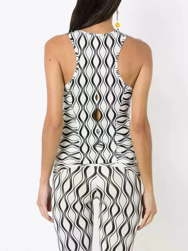 AMIR SLAMA Graphic-print Tank Top