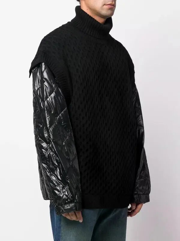 JUUN.J Panelled Wool Jumper