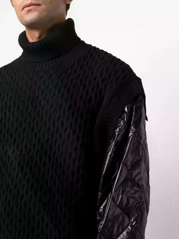 JUUN.J Panelled Wool Jumper