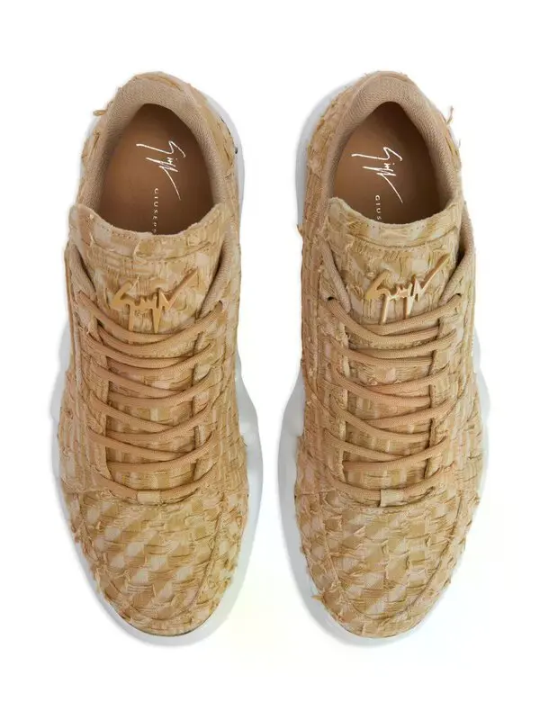 GIUSEPPE ZANOTTI Talon Lace-up Low-top Sneakers