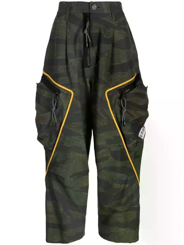MOSTLY HEARD RARELY SEEN Graphic-print Cropped Trousers