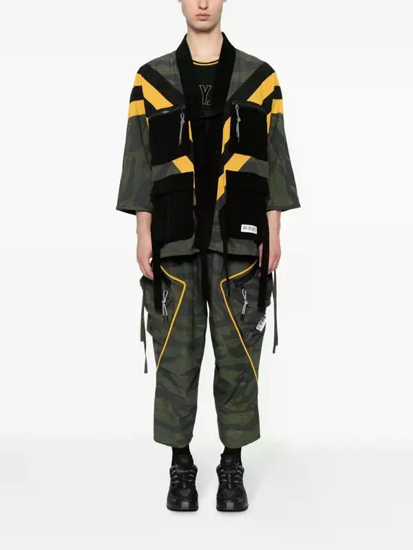 MOSTLY HEARD RARELY SEEN Graphic-print Cropped Trousers