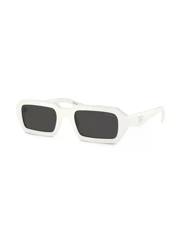 Prada Logo-lettering Rectangular Sunglasses
