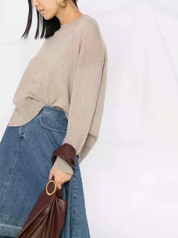BARRIE Iconic Cashmere Pullover - Neutrals