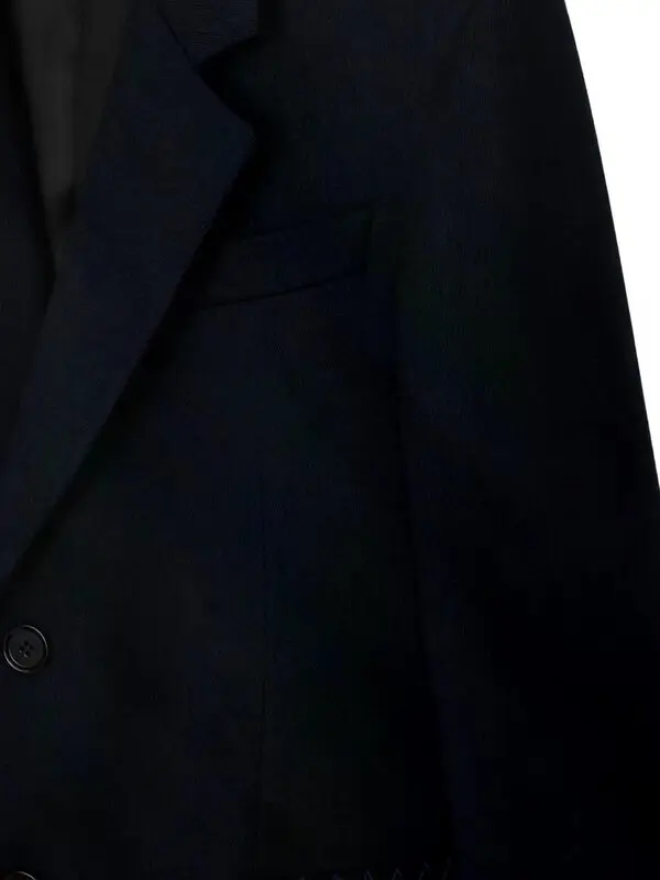 Burberry Single-breasted Wool Coat