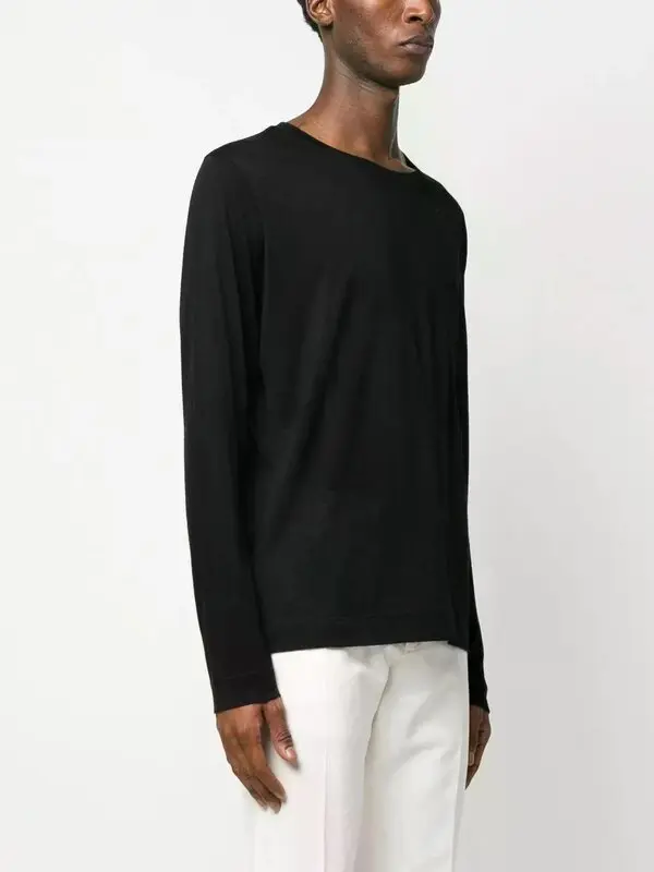 ZANONE Crew-neck Virgin-wool T-shirt