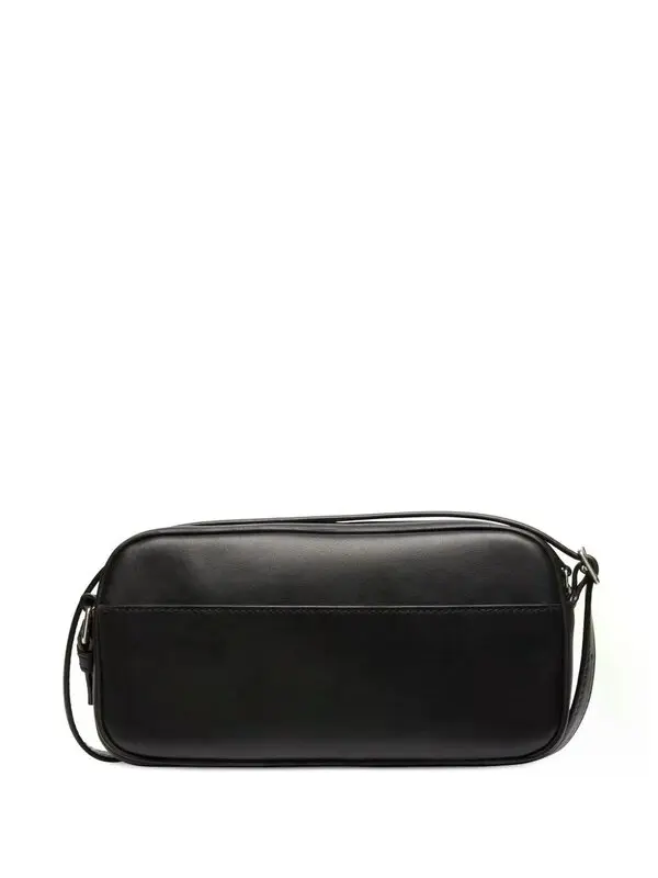 COURREGES Reedition Leather Shoulder Bag - Black