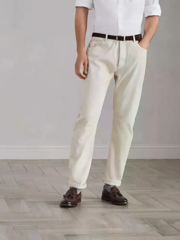 Brunello Cucinelli Mid-rise Straight-leg Jeans
