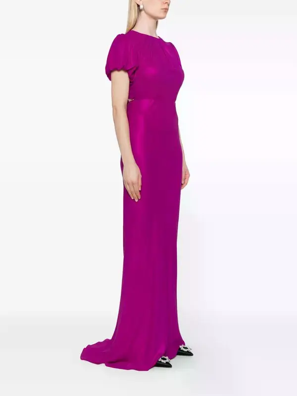 PARLOR Open-back Maxi Dress - Pink