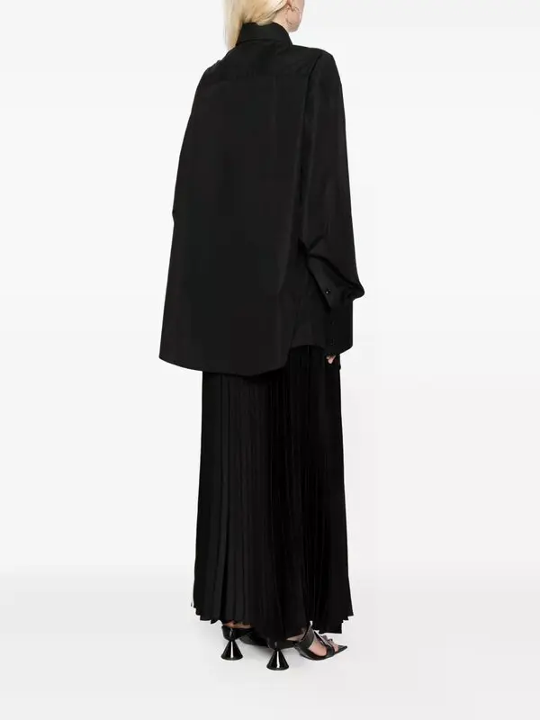 PETER DO Side-stripe Cotton Shirt