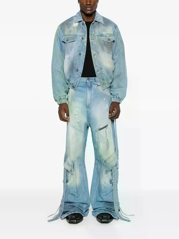 EGONLAB Denim Bomber Jacket