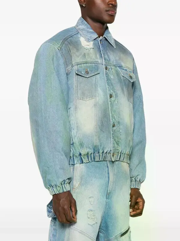 EGONLAB Denim Bomber Jacket