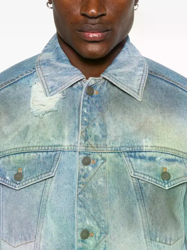 EGONLAB Denim Bomber Jacket