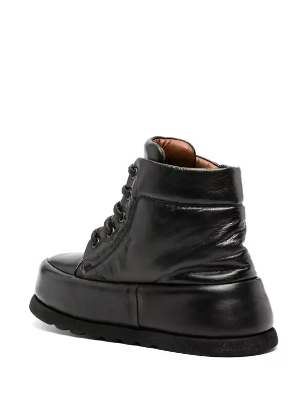 Marsèll 65mm Bombo Leather Boots - Black