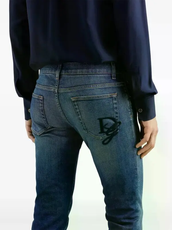 Dolce & Gabbana Logo-detail Jeans