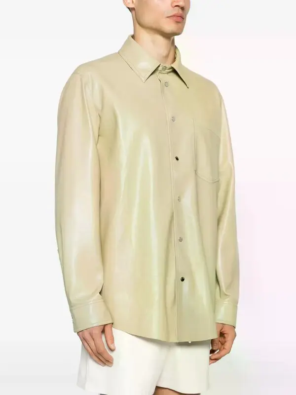 Nanushka Long-sleeve Recycled-polyester Shirt