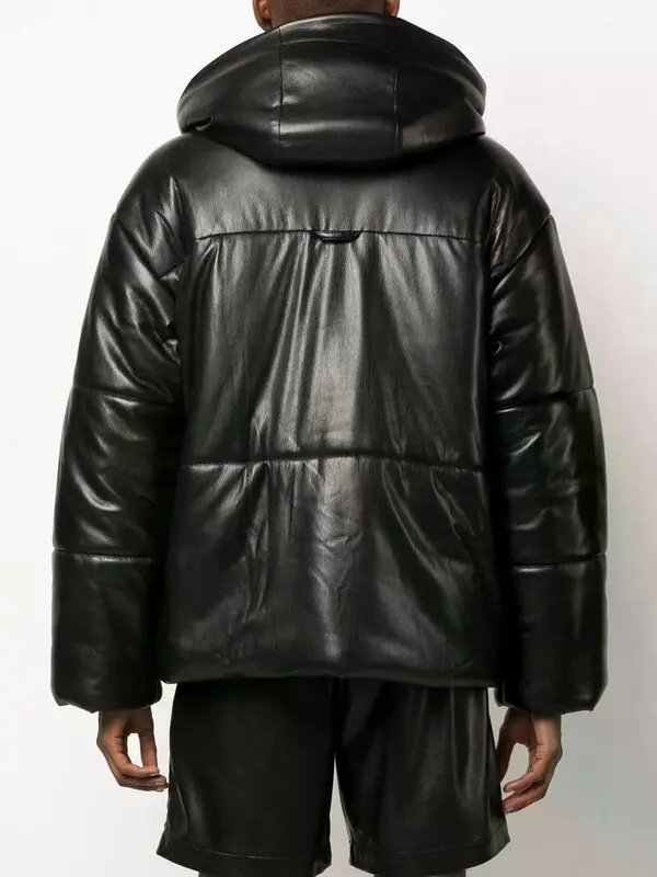 Nanushka Hide Faux-leather Puffer Jacket