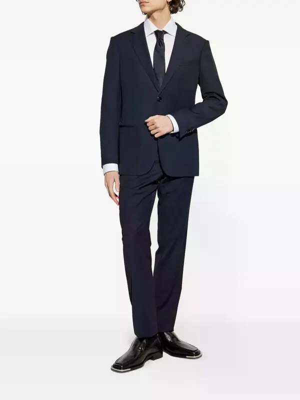 Giorgio Armani Wool-blend Suit - Blue