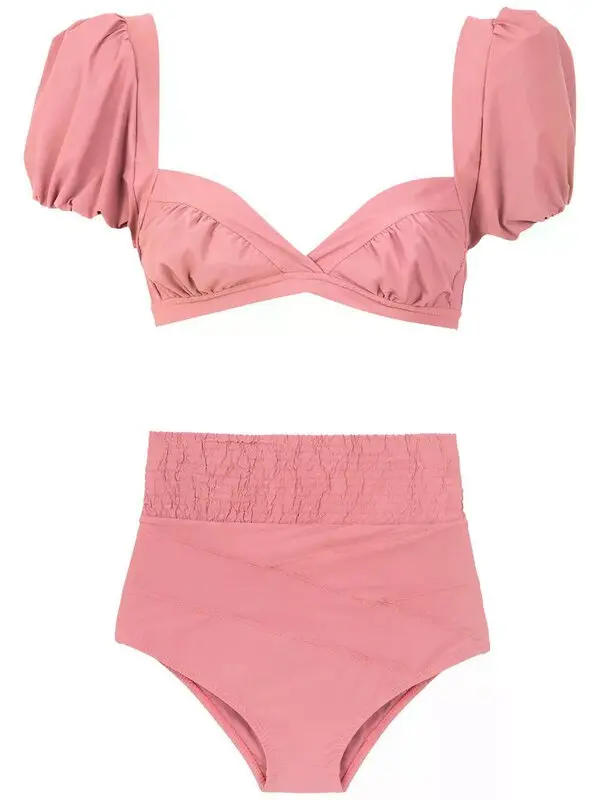 AMIR SLAMA Hot Pants Bikini Set - Neutrals