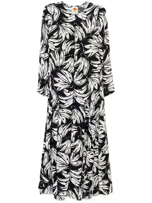 Farm Rio Bossa Banana Dress - Black