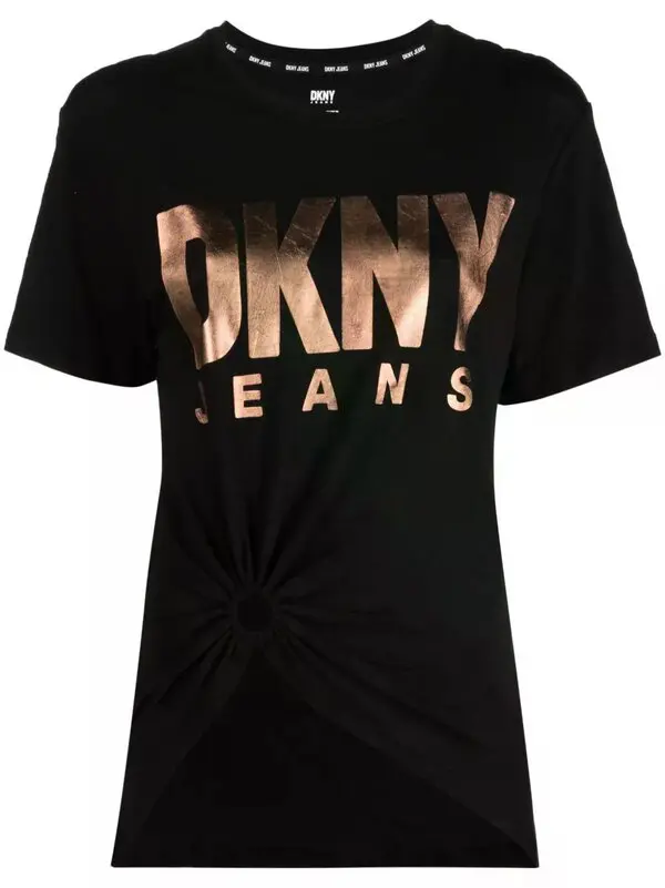 Dkny Logo-print Cotton-blend T-shirt