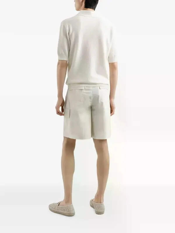 Dolce & Gabbana Cotton Cargo Shorts - Neutrals