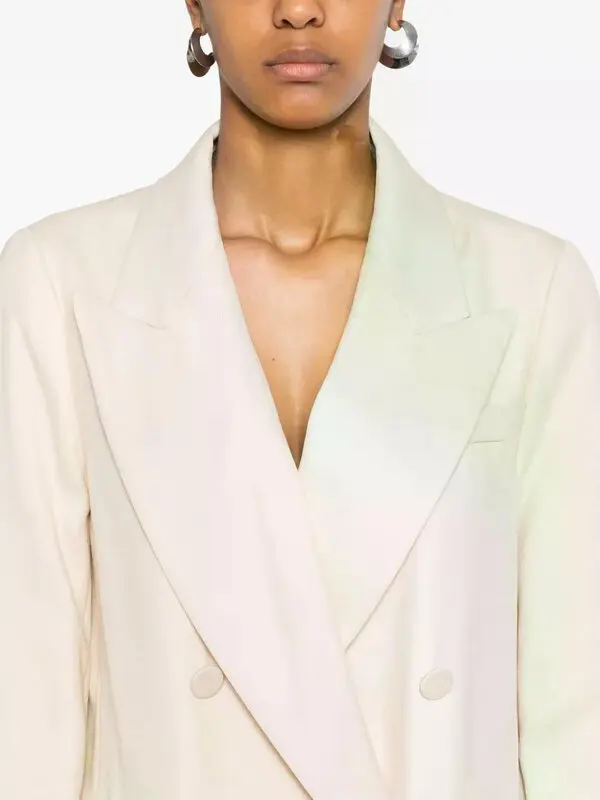 JOSEPH Jaden Double-breasted Blazer - Neutrals