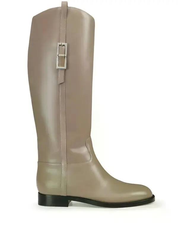 SERGIO ROSSI Knee-high Boots With Buckle Detail