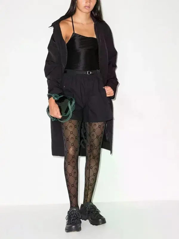 MARINE SERRE Moonogram Tights - Black