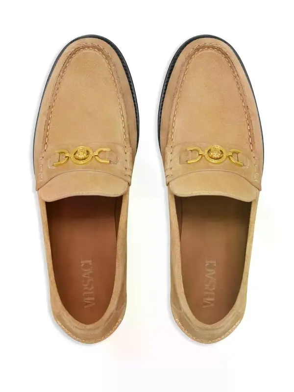 Versace Medusa '95 Suede Loafers - Brown