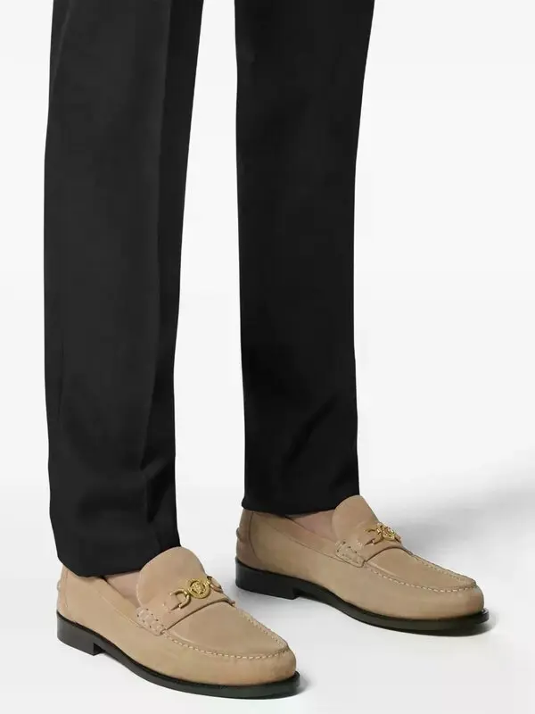 Versace Medusa '95 Suede Loafers - Brown