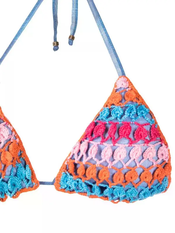 AMIR SLAMA Crochet-knit Bikini Set