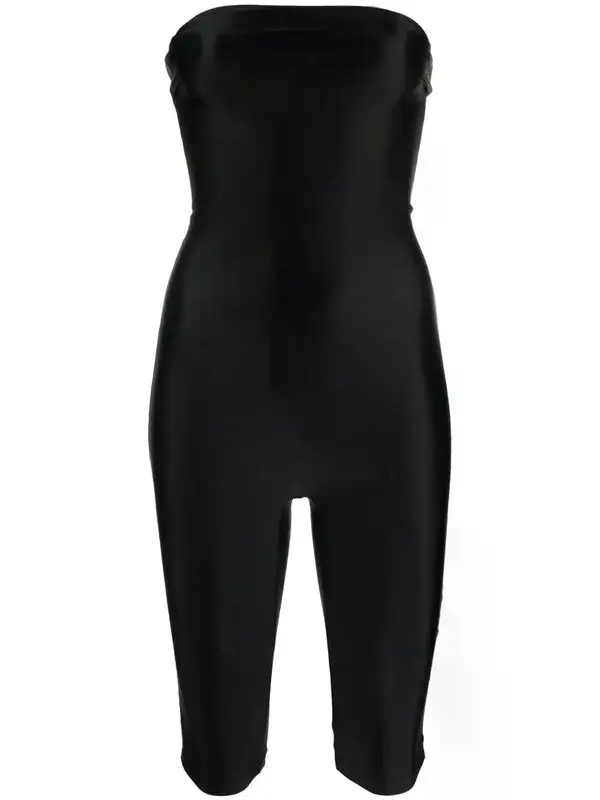 ATU BODY COUTURE Strapless Jersey Jumpsuit - Black
