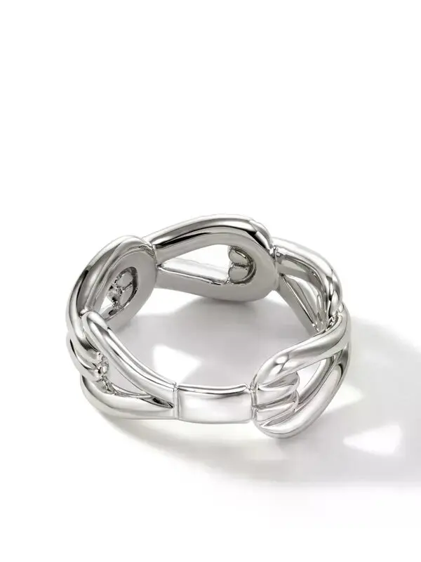 John Hardy Surf Pavé Link Ring