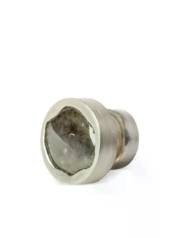 PARTS OF FOUR Diamond-encrusted Stud Earring - Silver