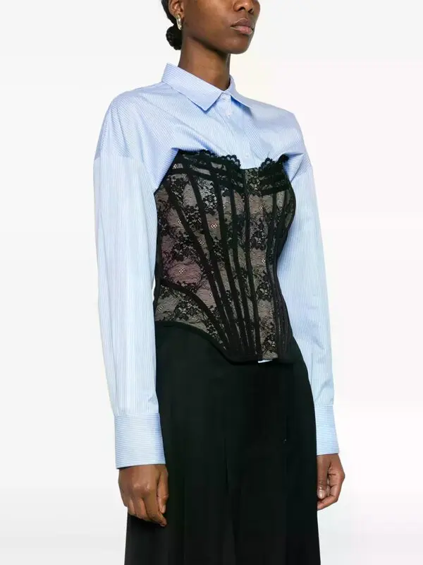 Giuseppe Di Morabito Striped Layered Shirt